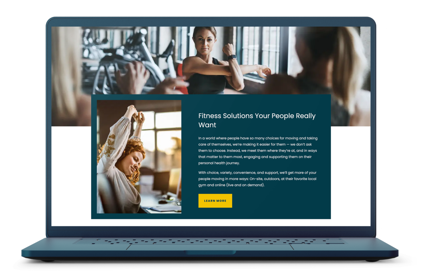 HealthFitness, Kentico Implementation - BizStream