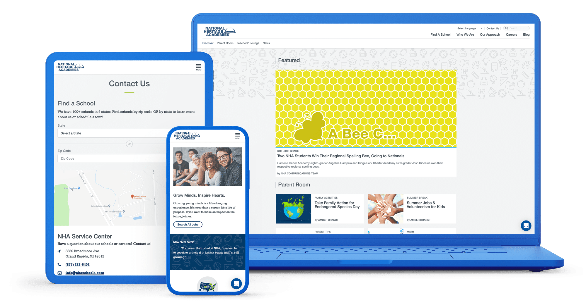 National Heritage Academies, Kentico Implementation - BizStream