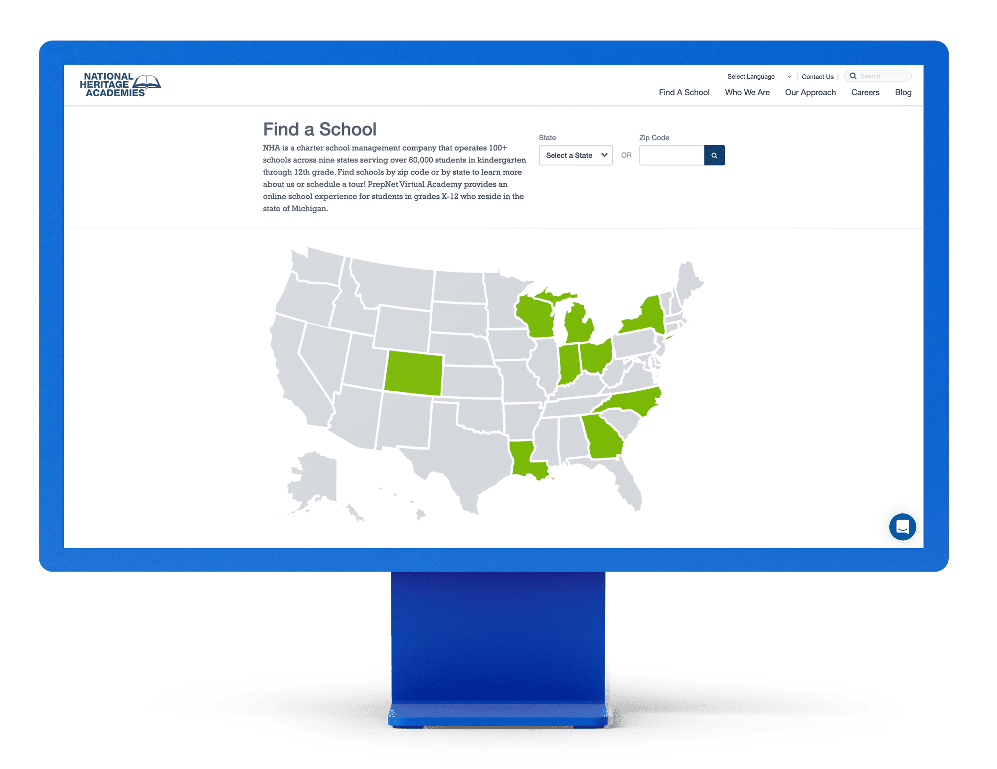 National Heritage Academies, Kentico Implementation - BizStream