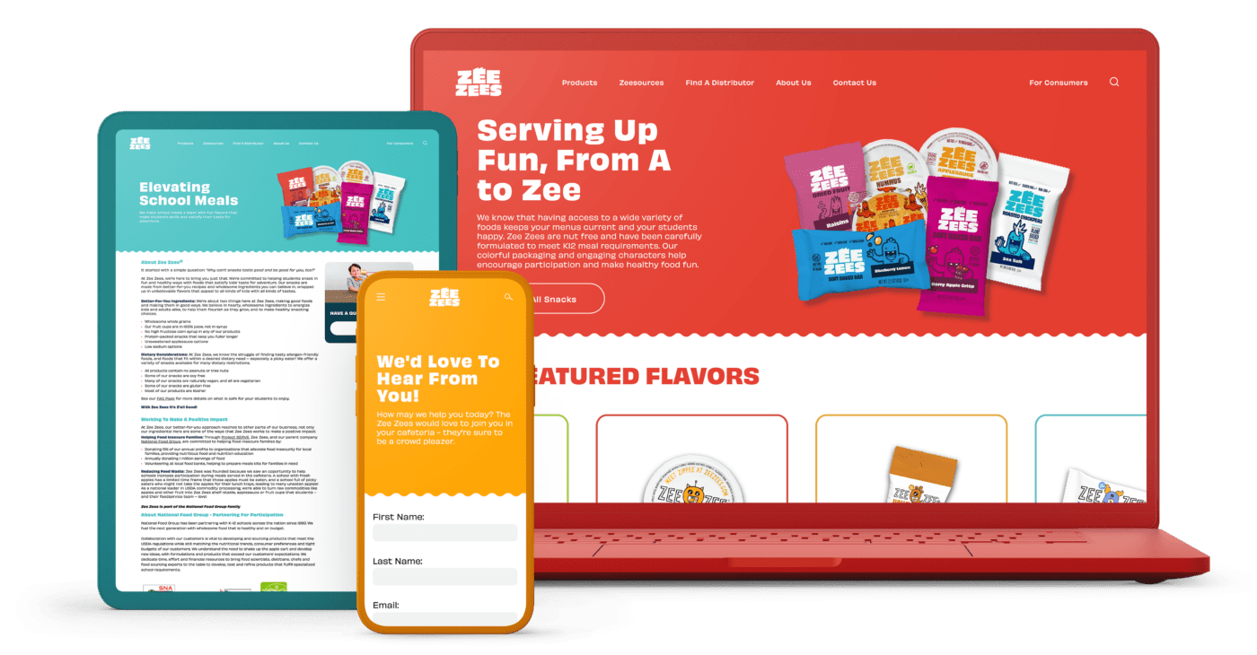 Zee Zees, Kentico Implementation - BizStream