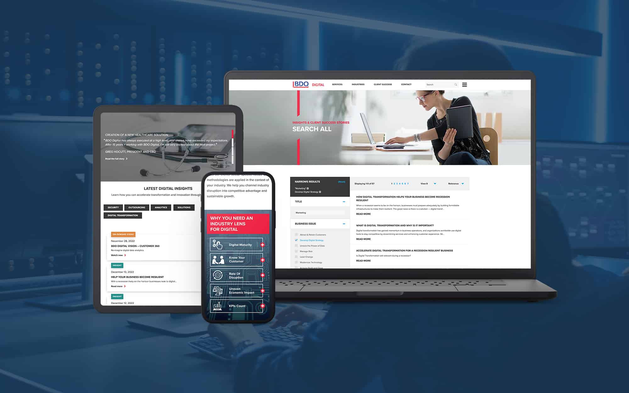 BDO Digital, Kentico Implementation - BizStream