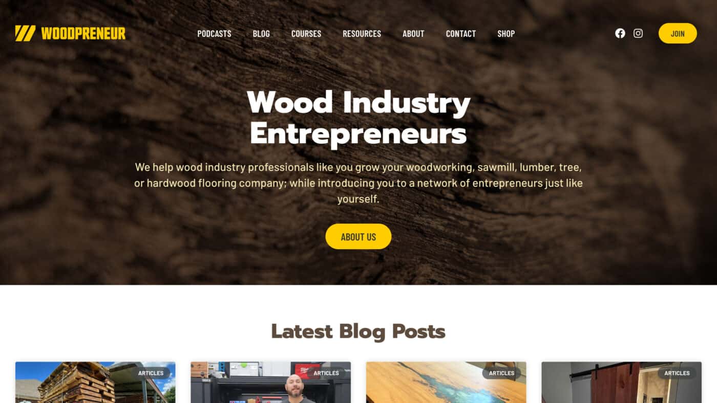 Woodpreneur, Brand Update - BizStream