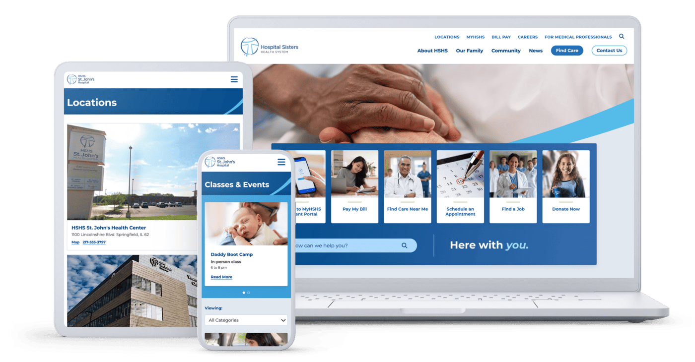 Hospital Sisters Health System | Kentico Xperience 13 - BizStream