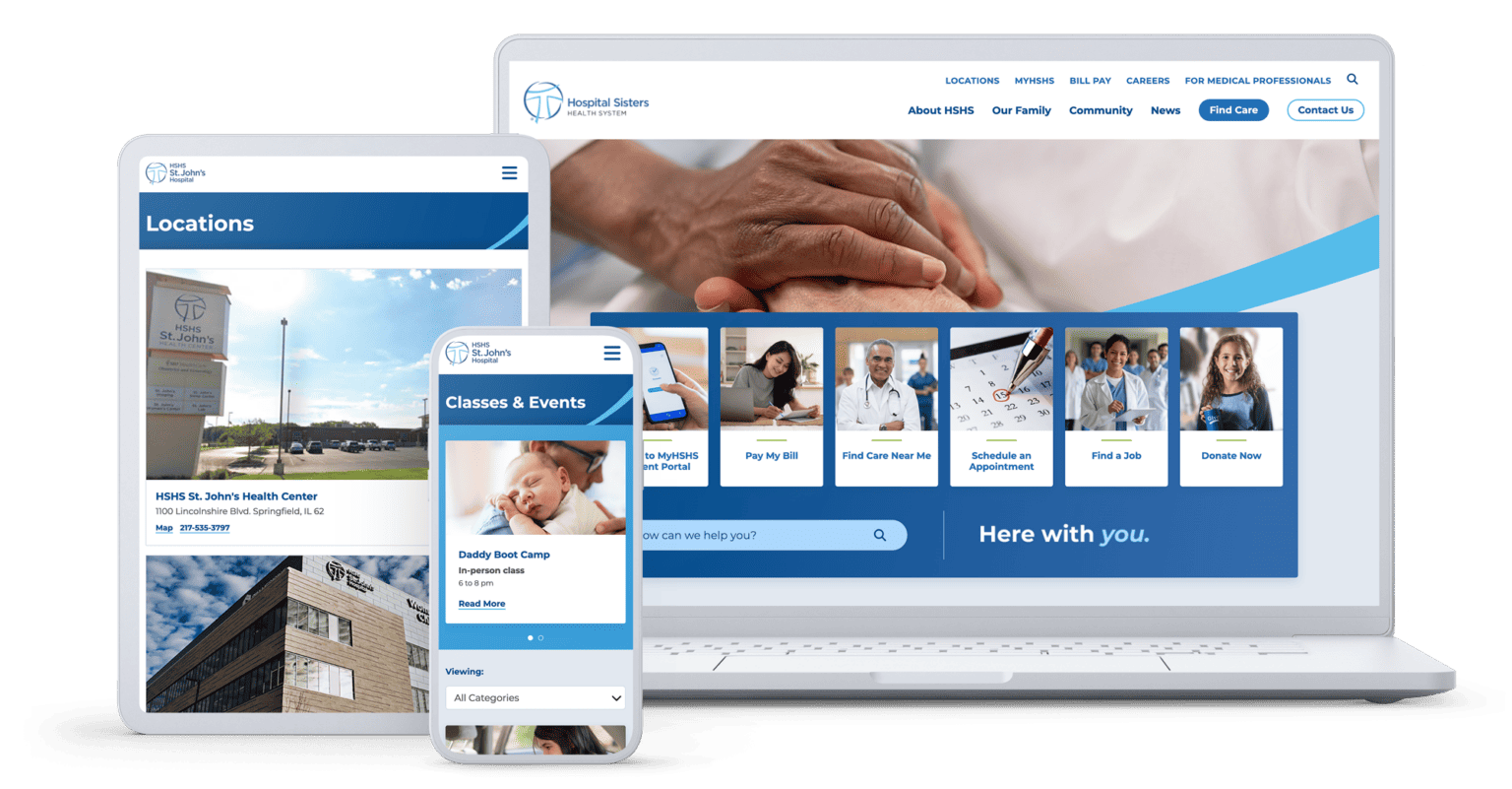Hospital Sisters Health System | Kentico Xperience 13 - BizStream