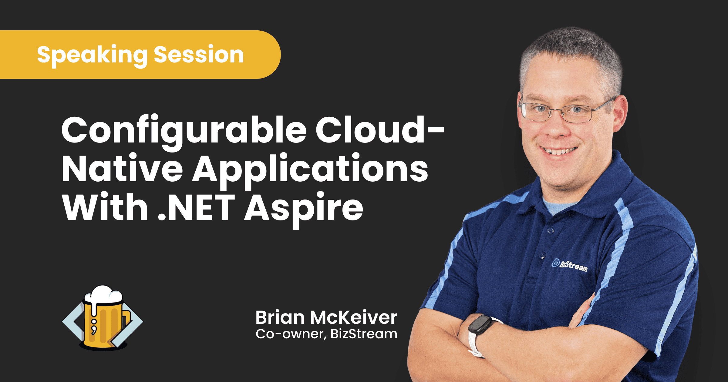 Brian McKeiver Speaking at Beer City Code 2024 - BizStream