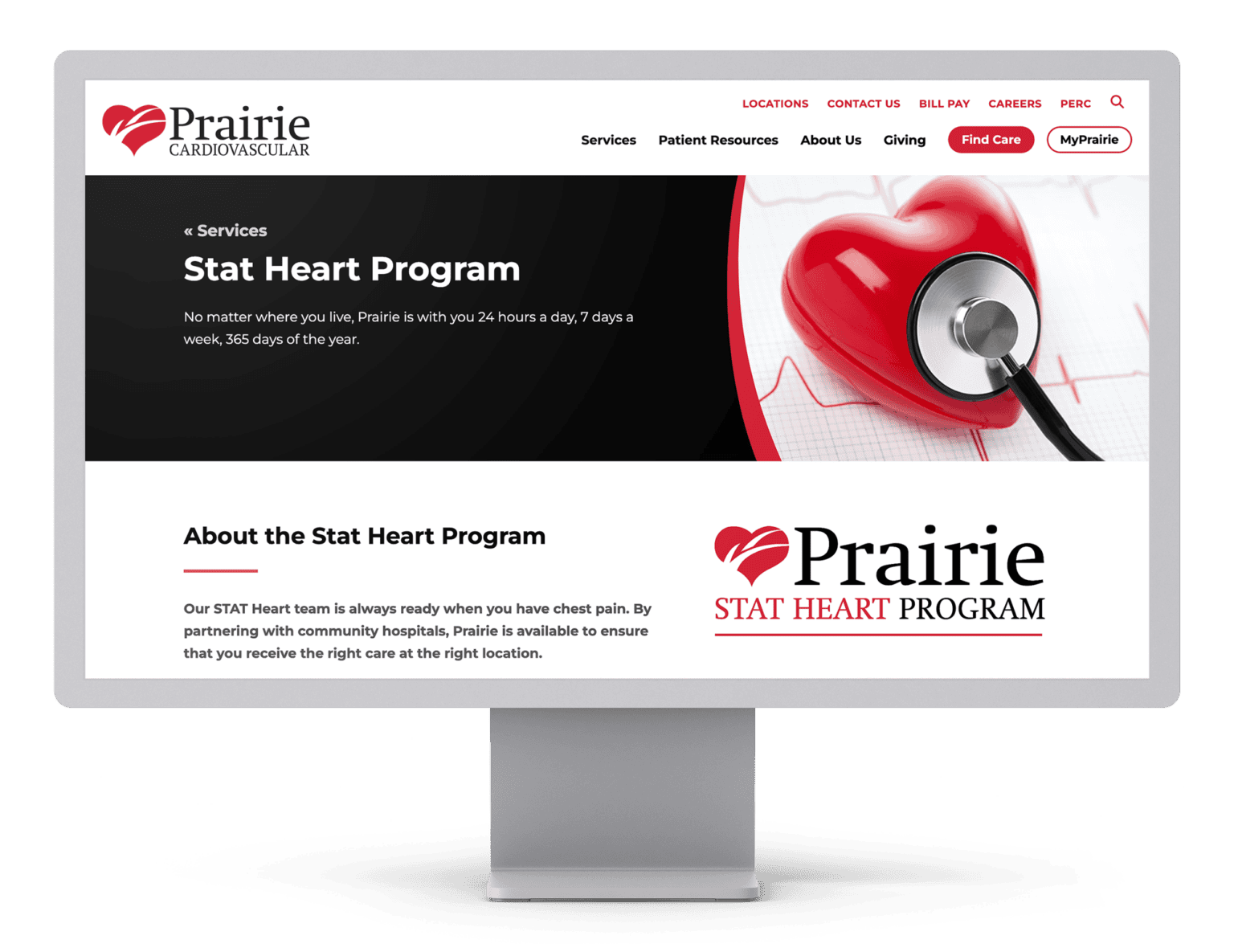 Prairie Cardiovascular | Kentico Xperience 13 - BizStream