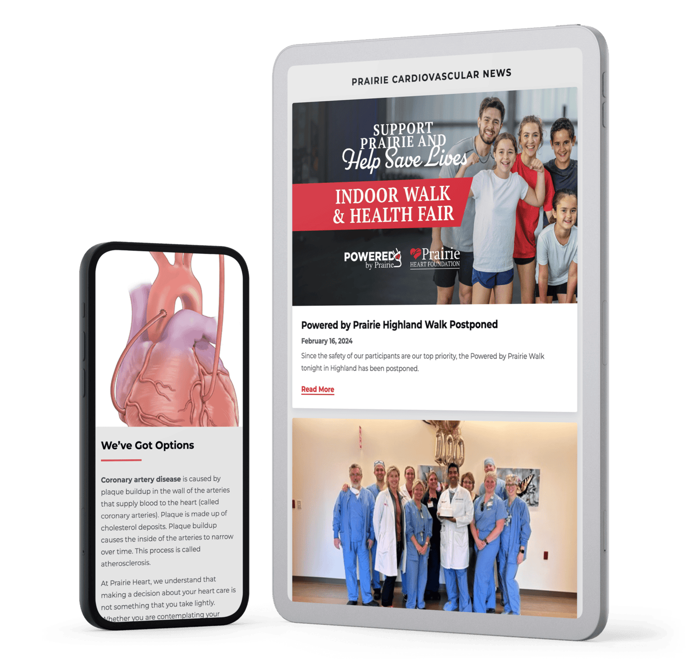 Prairie Cardiovascular | Kentico Xperience 13 - BizStream