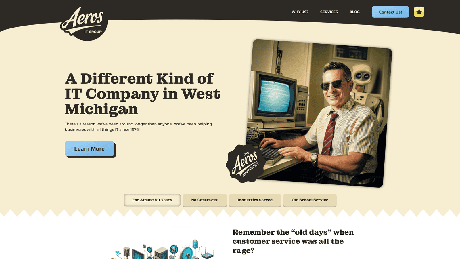 Aeros IT Group | Branding and Logo Redesign - BizStream
