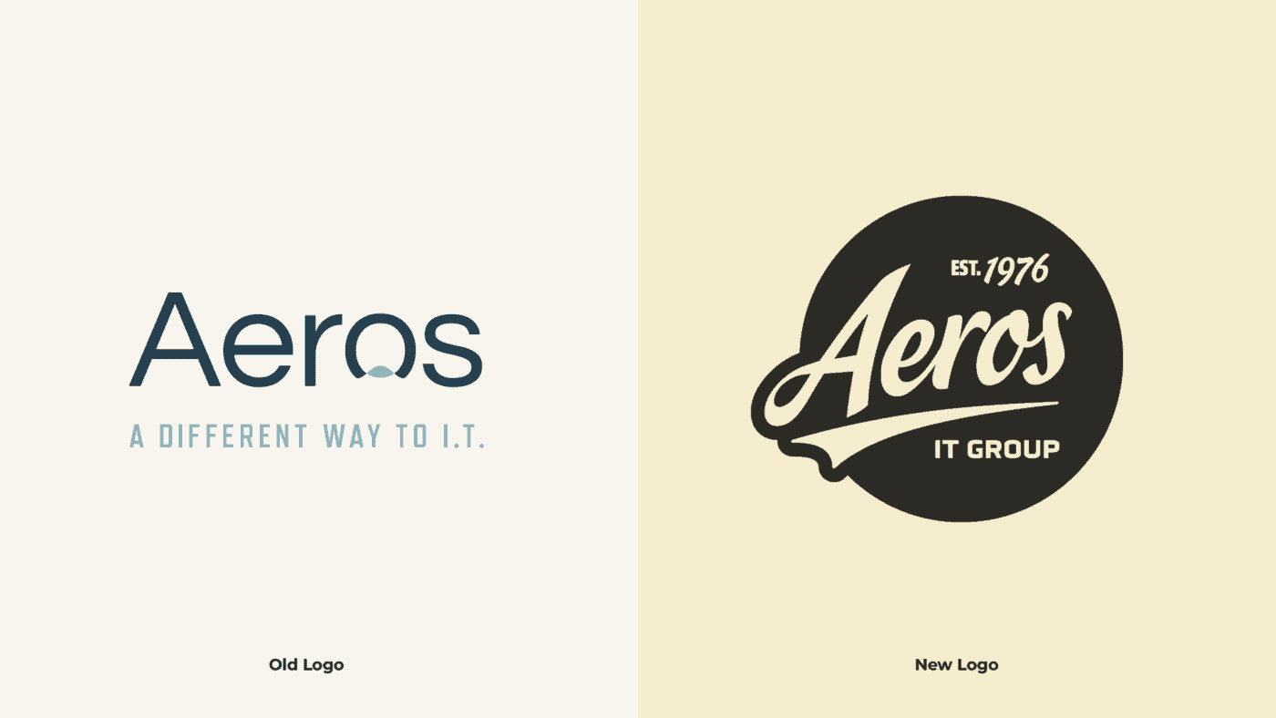 Aeros IT Group | Branding and Logo Redesign - BizStream