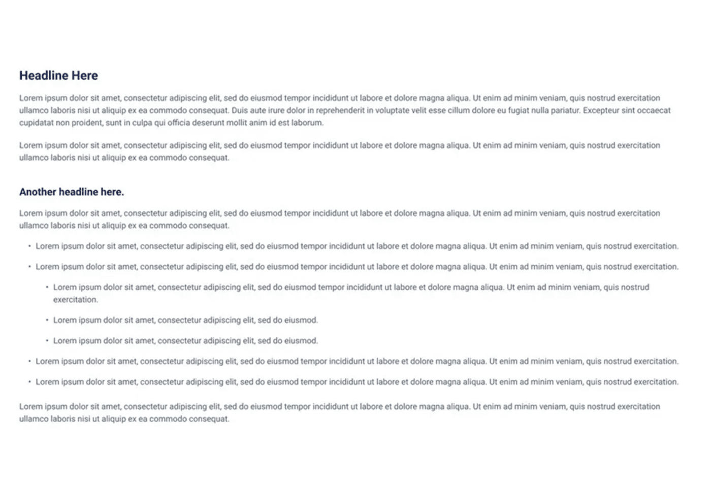 Components and Features - BizStream