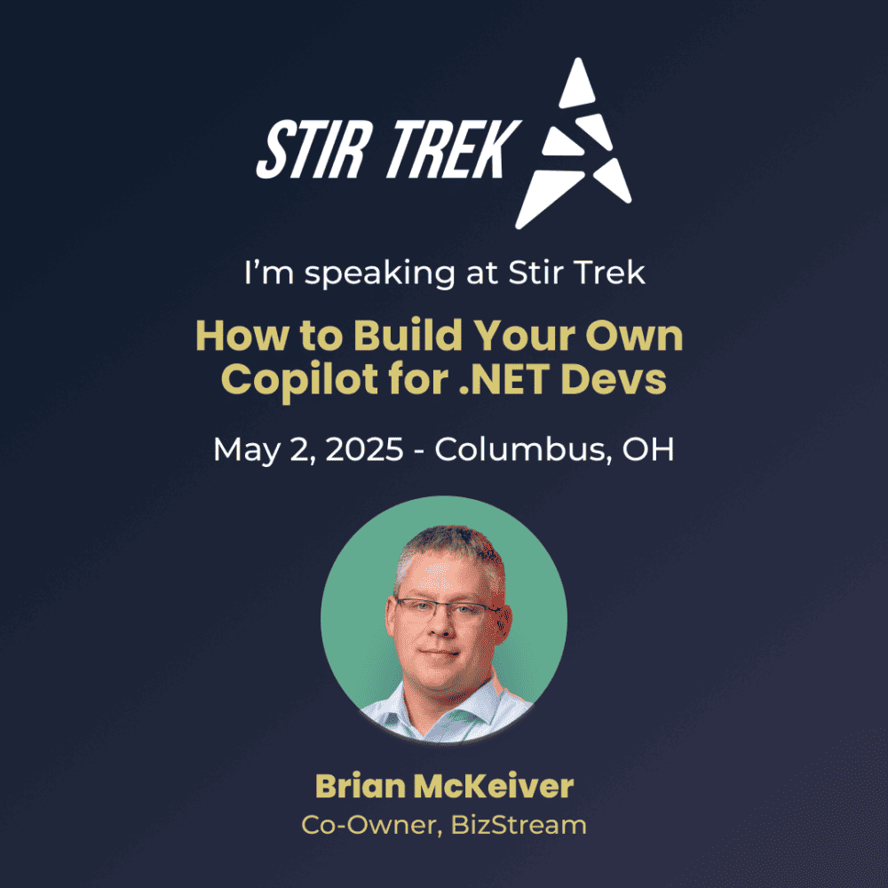 Stir Trek 2025: Catch Brian McKeiver’s Talk on Building Your Own ...