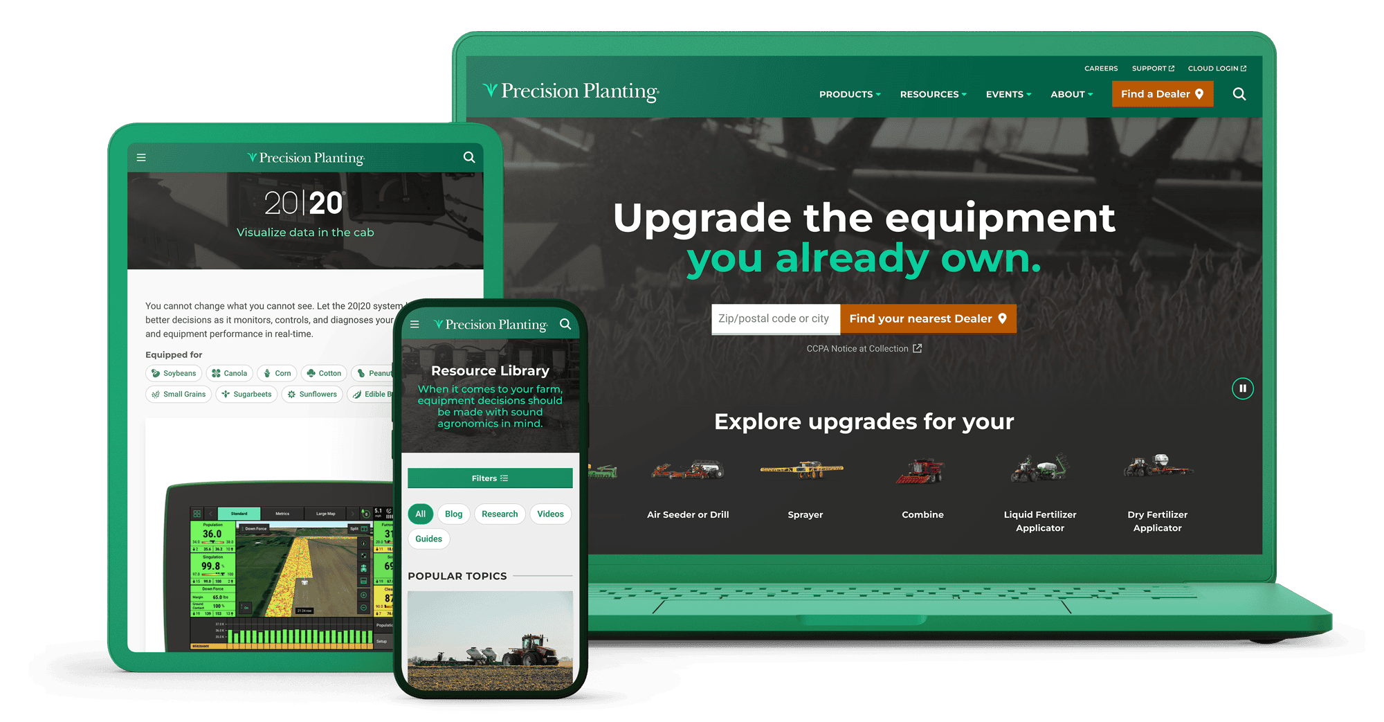 Precision Planting | Headless CMS and UX Upgrade for the Ag Tech ...