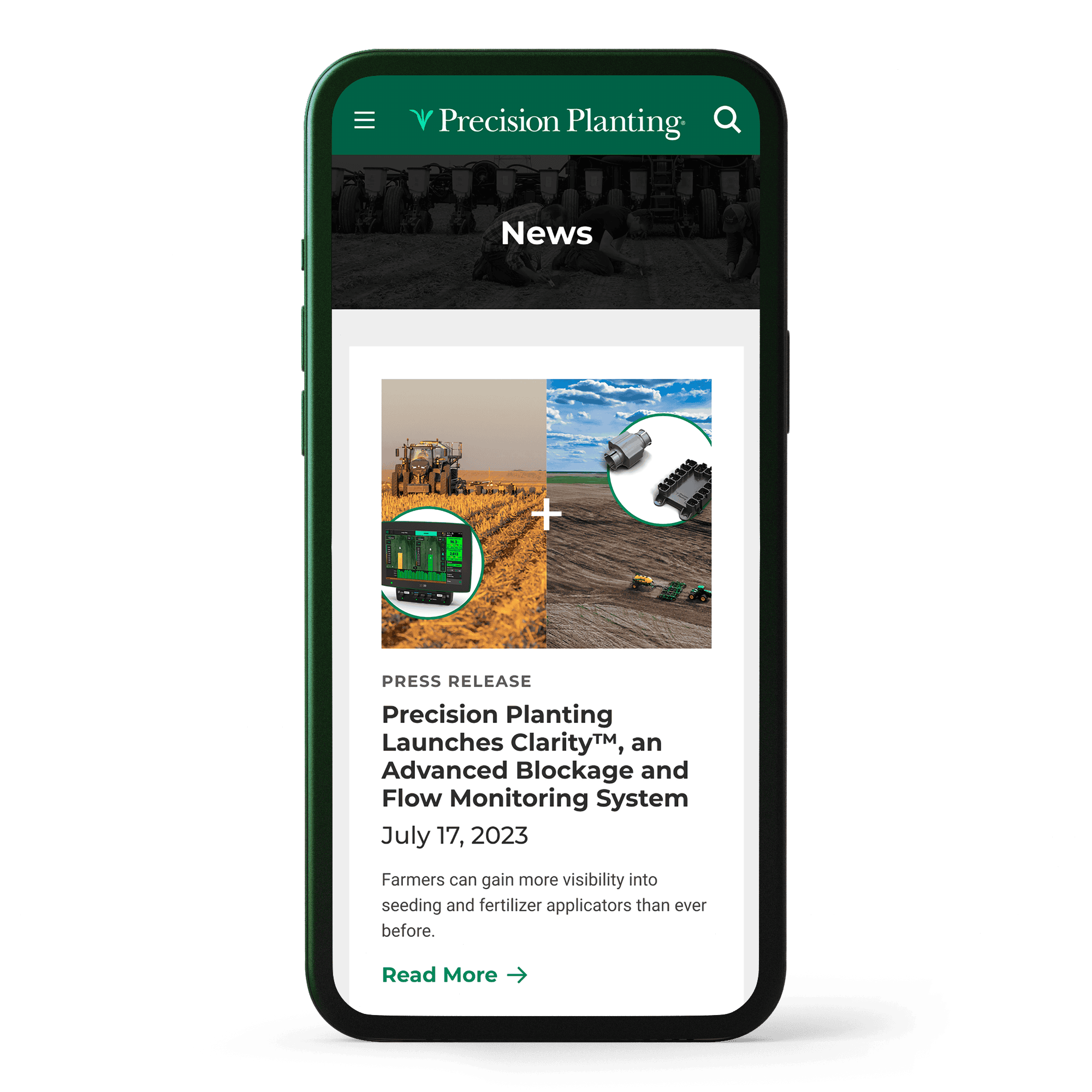 Precision Planting | Headless CMS and UX Upgrade for the Ag Tech ...