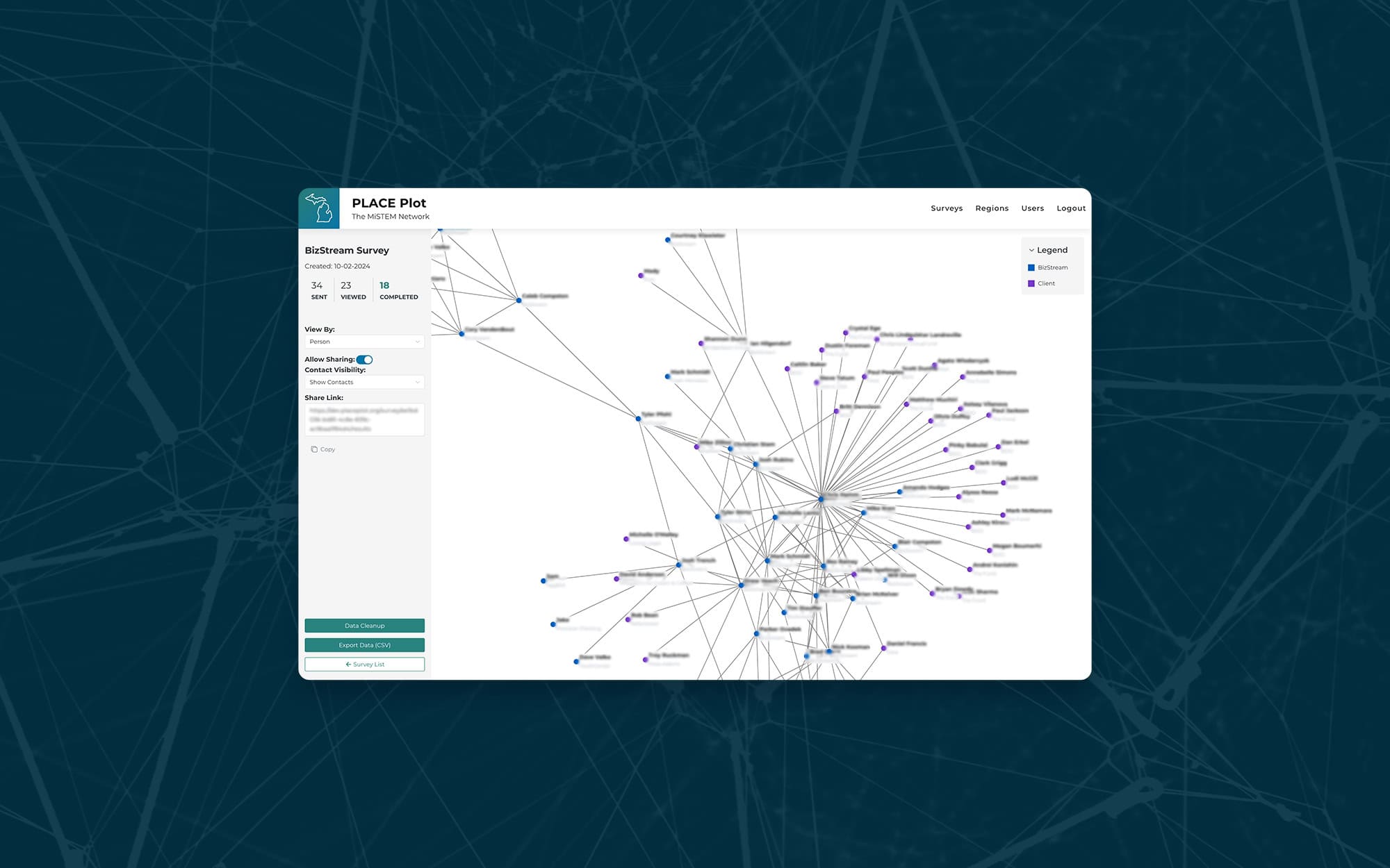 GVSU PLACE Plot | Web Application - BizStream