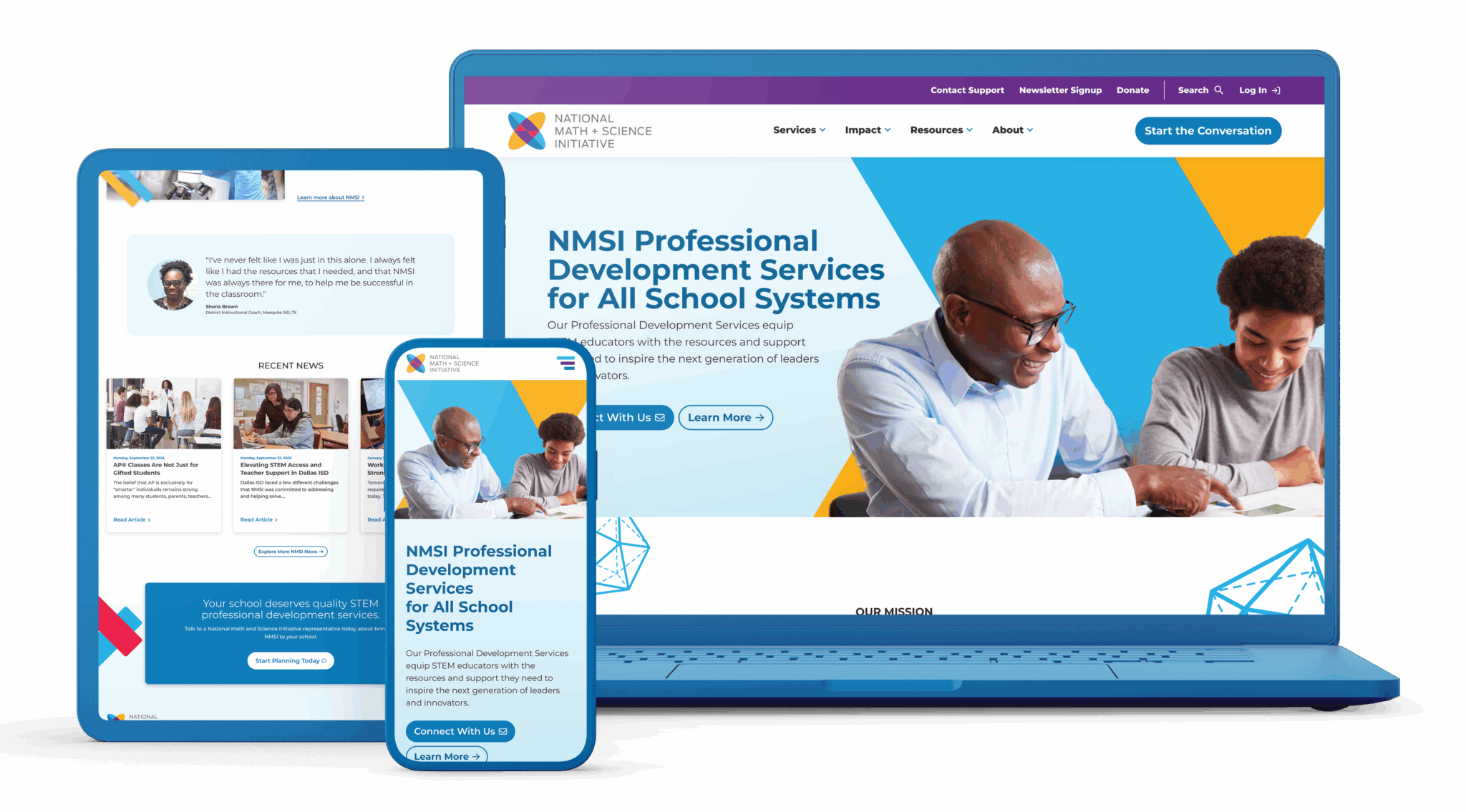 The National Math and Science Initiative | Storyblok Implementation and ...