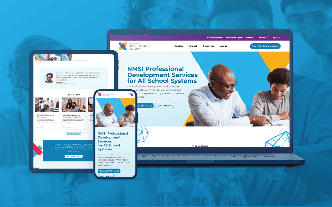The National Math and Science Initiative | Storyblok Implementation and ...